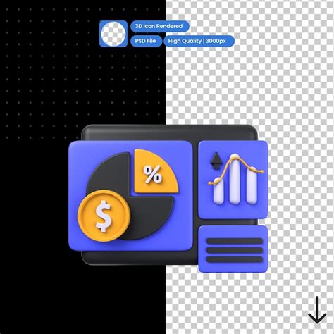 Premium Psd Psd 3d Illustration Of Investment Diagram