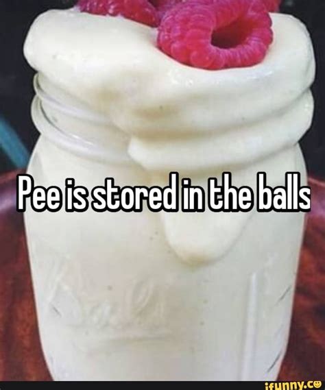 Pee Is Stored In The Balls Ifunny