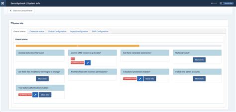 Securitycheck Joomla Security Plugin InMotion Hosting