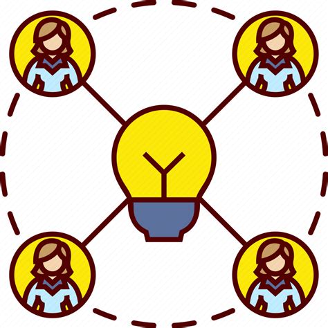 Creative Brainstorming Business Team Brainstorm Idea Bulb Icon Download On Iconfinder