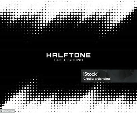 하프톤 점 그라데이션 패턴 텍스처 수평 배경입니다 포스터 전단지 브로셔 커버의 디자인에 하프 톤 원 지그재그 그런 지 패턴을