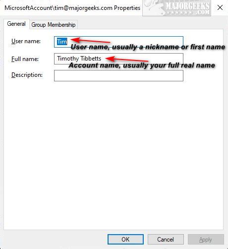 How To Change Your User And Account Names In Windows 10 MajorGeeks