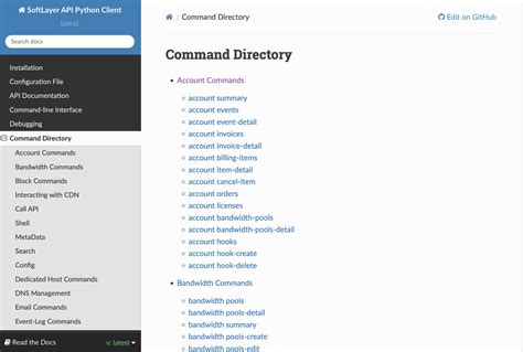 Softlayer Python Language Bindingscli For A Cloud Company