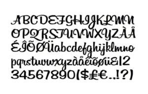 Billabong Font Free Download Font Sonic