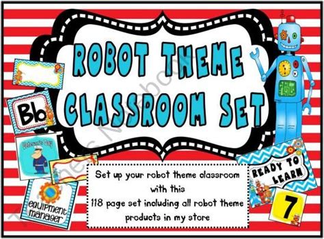 1000 Images About Robot Theme Classroom On Pinterest Back To School