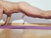 Guy Masturbating While Doing Naked Yoga Pushup Challenge Xxx Mobile Porno Videos Movies