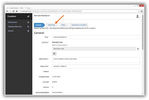 Create A New Catalog Record — Colectica 7 5 Documentation