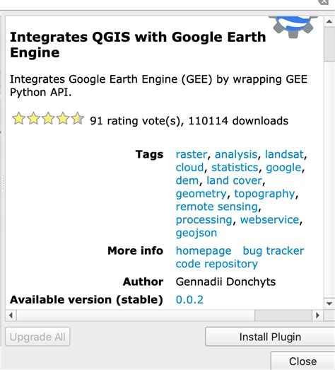 Getting Error While Installing Ee Plugin · Issue 70 · Gee Communityqgis Earthengine Plugin