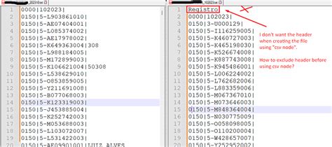 How To Exclude The Header Before Writing To The Csv Writer Node Knime Analytics Platform