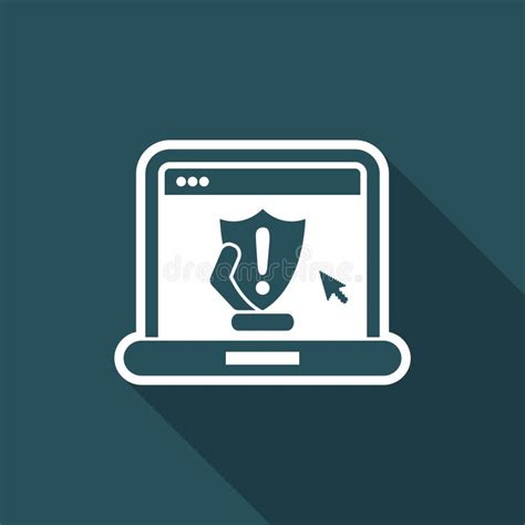 Pc Protection Stock Vector Illustration Of Computer 118517561