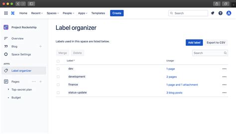 Atly Apps Label Organizer For Confluence Cloud Documentation