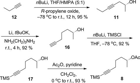 Scheme 3 Synthesis Of Alkyne 8 Download Scientific Diagram