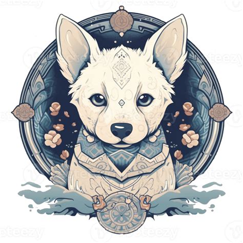 Illustration 2d Dog Ai Generate 23403536 Png