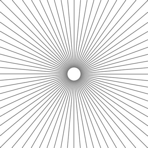 Concentric Circle Illustration For Sound Wave Abstract Circle Line