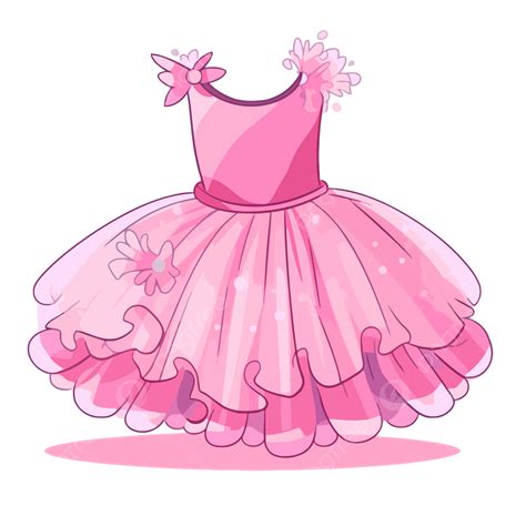 Tutu Clipart La Imagen Vectorial De Un Vestido Rosa De 44 Off