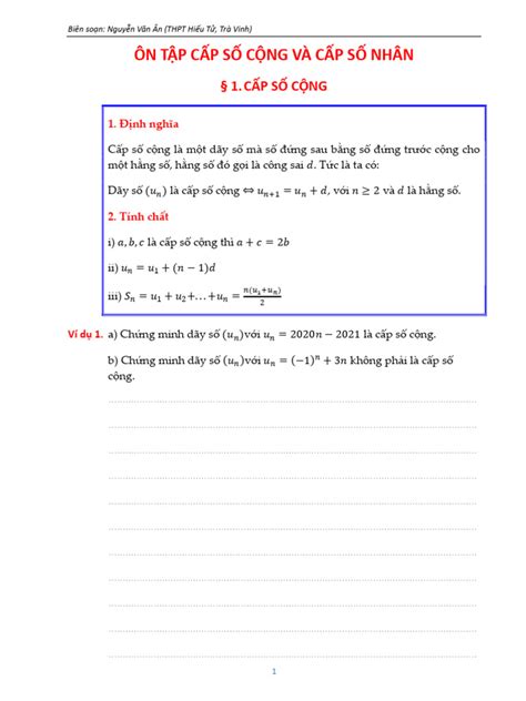 0 ôn Tập Csc Và Csn Nghi Pdf