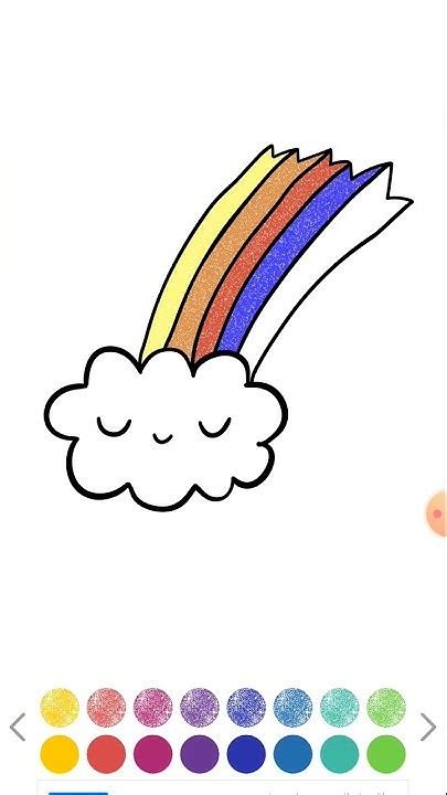 تلوين غيمة نائمة لطيفة Coloring Cute Sleepy Cloud Youtube