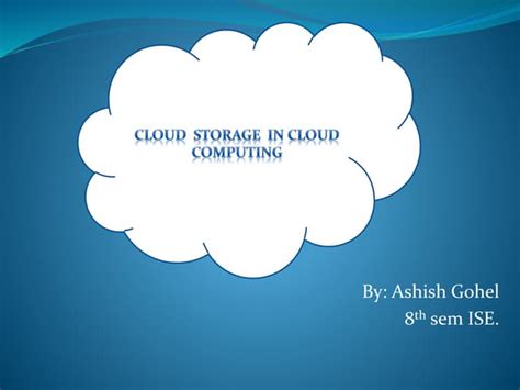 53380832 Cloud Storage Pptx