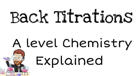 Back Titration Definition Chemistry At Beau Eardley Wilmot Blog