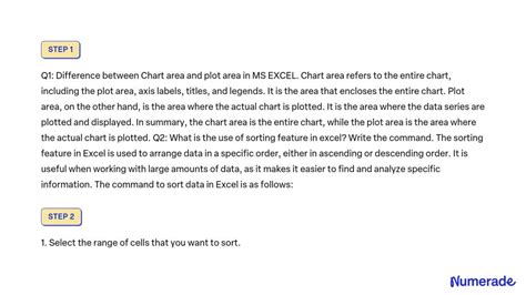 SOLVED Plzzz Tell Its Urgent Q Difference Between Chart Area And
