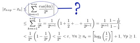 demonstrate the following sequence is cauchy sequence mathematics