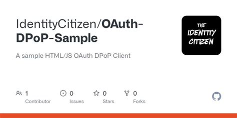 Daniel Bligh On Linkedin Github Identitycitizenoauth Dpop Sample A Sample Htmljs Oauth Dpop