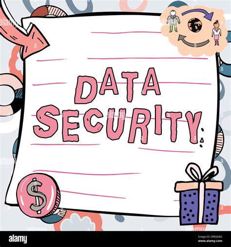 Hand Writing Sign Data Security Business Idea Protected Important Personal Data From