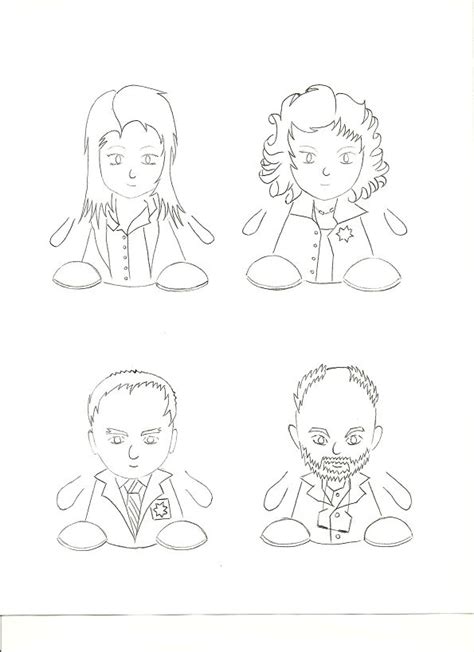 Csi Chibis Set 2 Outline By Modularblues On Deviantart