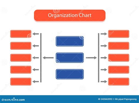 Structure And Hierarchy Of Corporate Company Org Chart Communication Line Icons Set Cartoon
