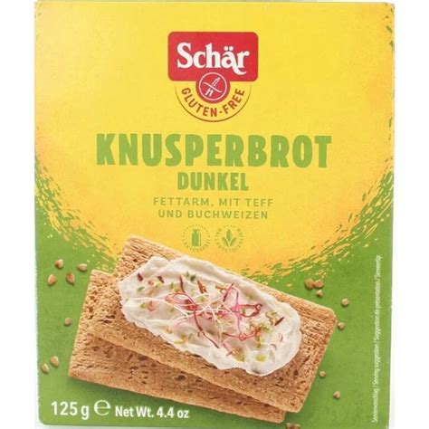 Dr Schar Knusperbrot Dunkel 125 Gram Vitamines