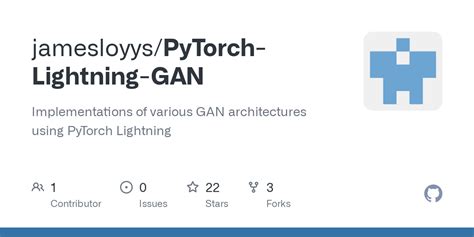 Github Jamesloyys Pytorch Lightning Gan Implementations Of Various Gan Architectures Using