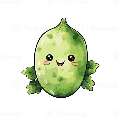 Cucumber Watercolor Illustration Vegetable Isolated On Transparent Background AI Generative