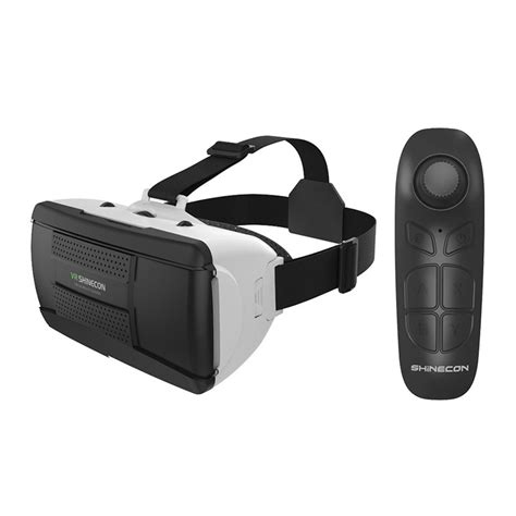 Vr Shinecon G06b B03 핸들 Vr 안경 전화 3d 가상 현실 게임 헬멧 헤드 착용 디지털 안경