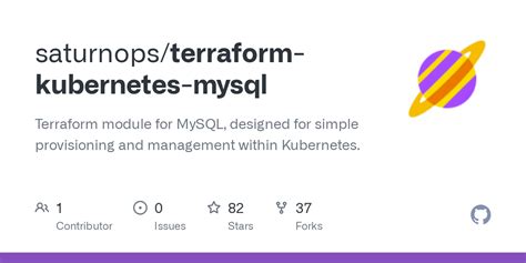 Github Saturnopsterraform Kubernetes Mysql Terraform Module For