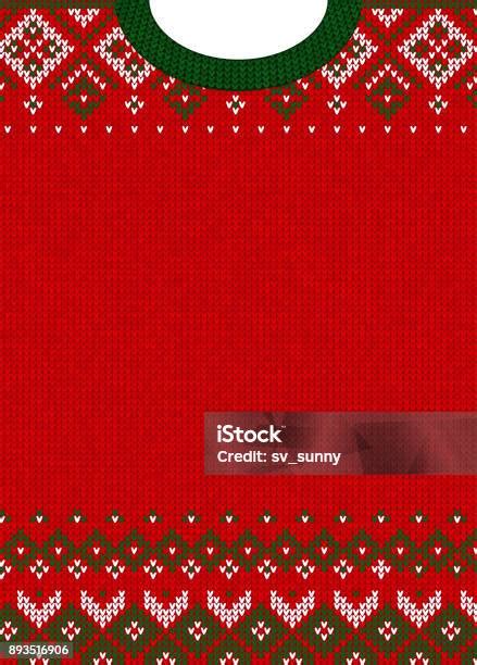 메리 크리스마스와 새 해 복 많이 인사말 카드 스칸디나비아 장식품 크리스마스 스웨터에 대한 스톡 벡터 아트 및 기타 이미지 크리스마스 스웨터 추함 프레임 Istock