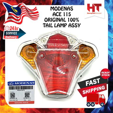 Modenas Ace 115 100 Tail Lamp Assy Shopee Singapore
