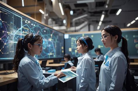 Premium Ai Image Quantum Computing Education Navigating The World Of Qubits In Futuristic