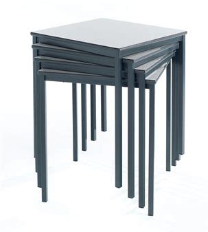 Fully Welded Square Stacking Classroom Tables PU Edge X And Babe Furniture Pupil
