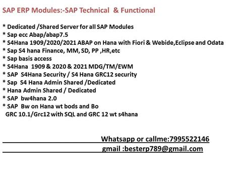 Sap S4hana Abap Server Remote Access Sai S
