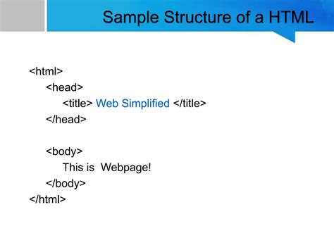 Webdev Simplified Day 1 Pptppt Web Design And Html Internet