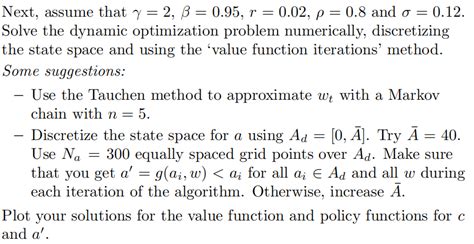 Solved Consider The Stochastic Version Of The