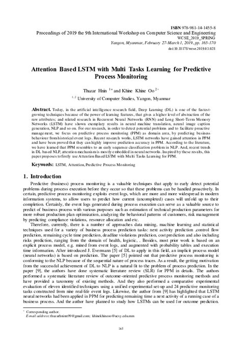 pdf attention based lstm with multi tasks learning for predictive