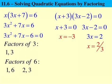 Quadratic Equation Powerpoint Slides Learnpick India