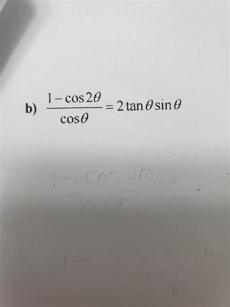 Solved 5 Please Prove The Following Trig