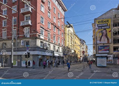 Graf Ignatiev Street In City Of Sofia Bulgaria Editorial Image Image Of Culture Park 274073240