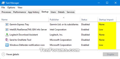 See Startup Impact Of Apps In Windows 8 And Windows 10 Tutorials