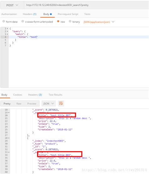 Elasticsearch 通过 Restful Api 操作数据通过restful接口向往es里面插入数据 Csdn博客