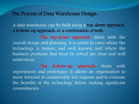 Data Warehouse Architecture Ppt