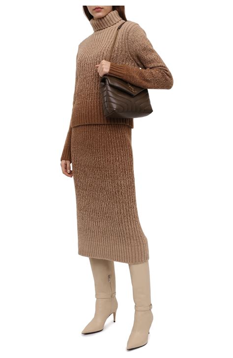 Женская бежевая кашемировая юбка Loro Piana — купить в интернет магазине ЦУМ арт Fal7817