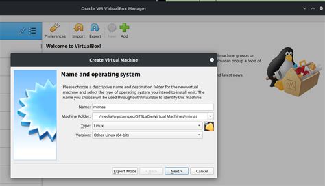 Linux Version To Choose When Creating A New Virtual Machine Using